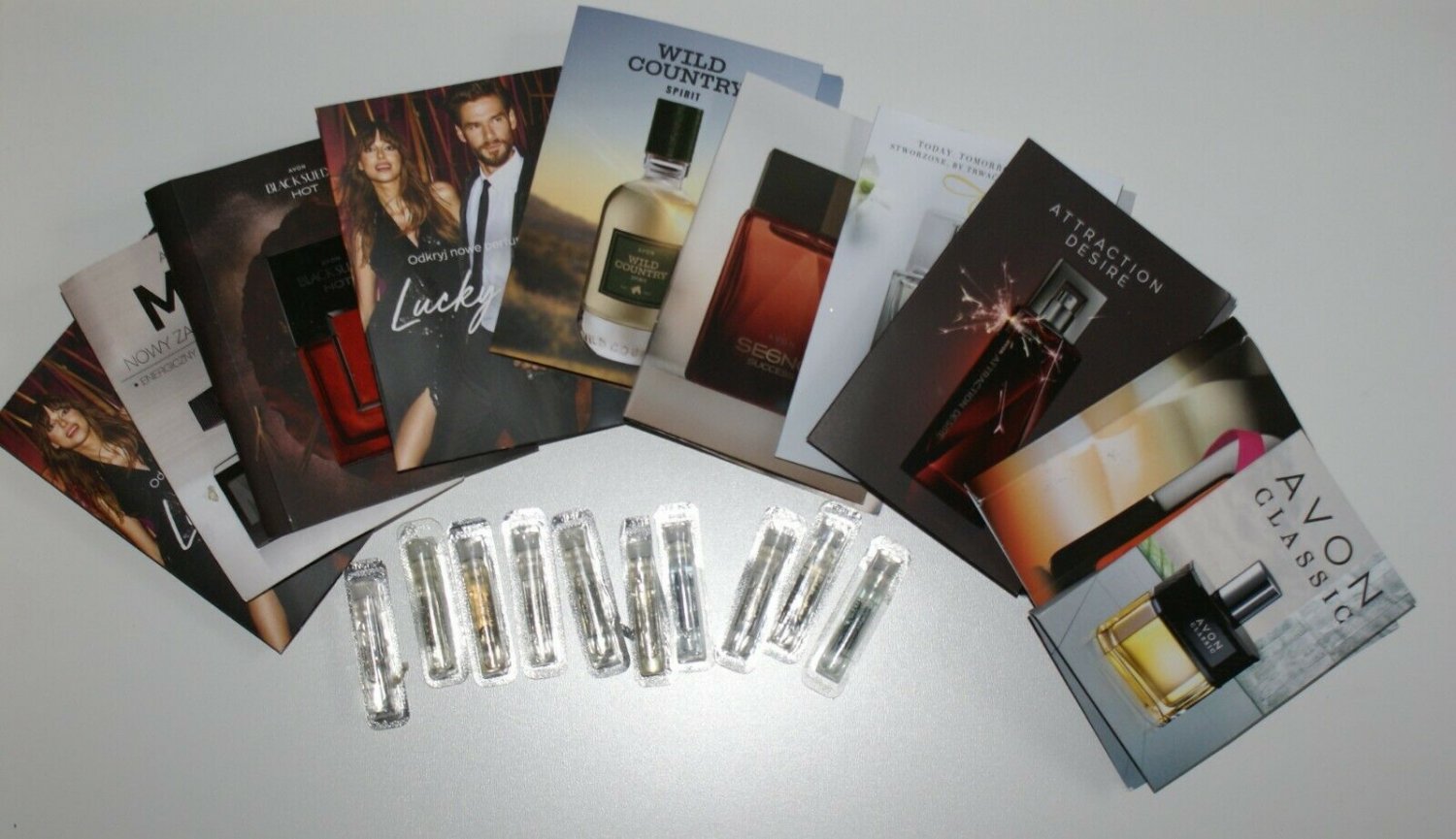 AVON Set of 20 Mens Fragrances Samples Very Rare Tomorrow Classic Full ...