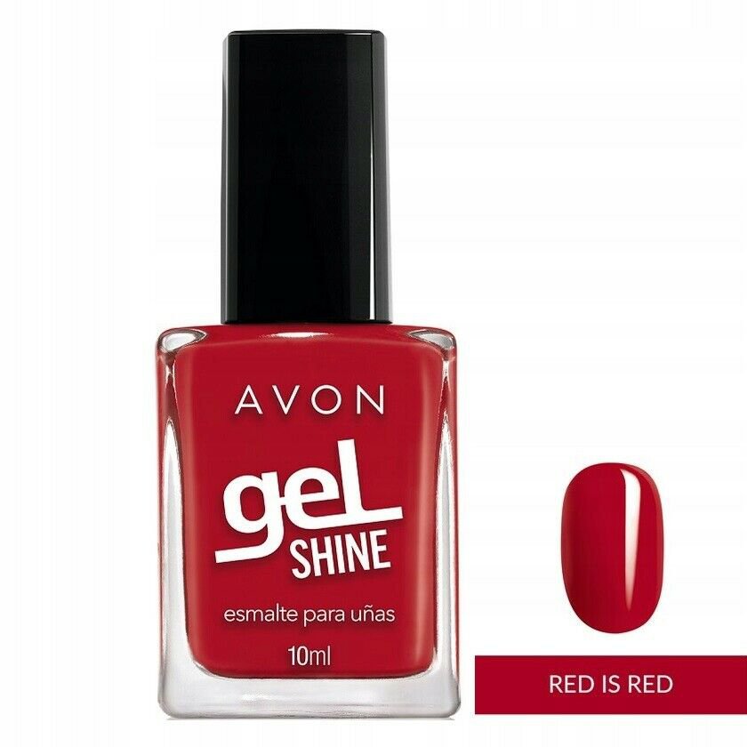 Avon Gel Shine Red is Red Gel Nail polish nail enamel New