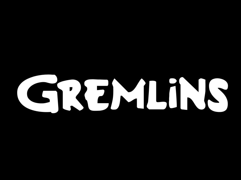 GREMLINS 80s Horror Vinyl Decal Car Wall Window Sticker CHOOSE SIZE COLOR