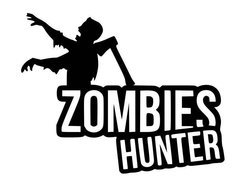 ZOMBIES HUNTER Horror Vinyl Decal Car Wall Truck Sticker CHOOSE SIZE COLOR