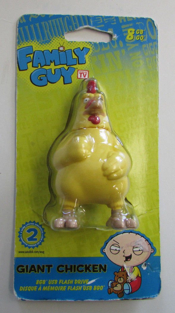 Family Guy "Giant Chicken" 8GB USB 2.0 Flash Drive -Brand New Sealed in ...