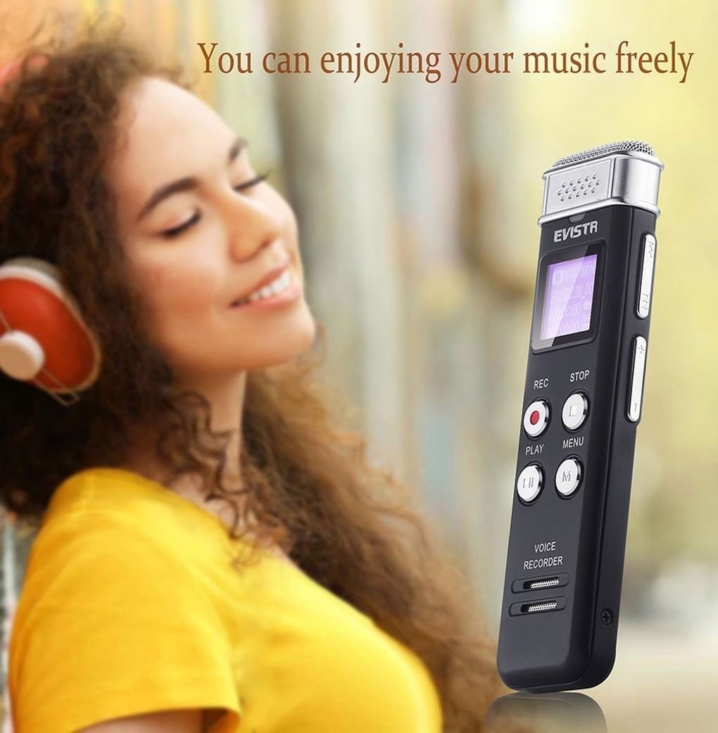 Digital Voice Recorder With Usb Mp3 Activated Playback Microphone ...