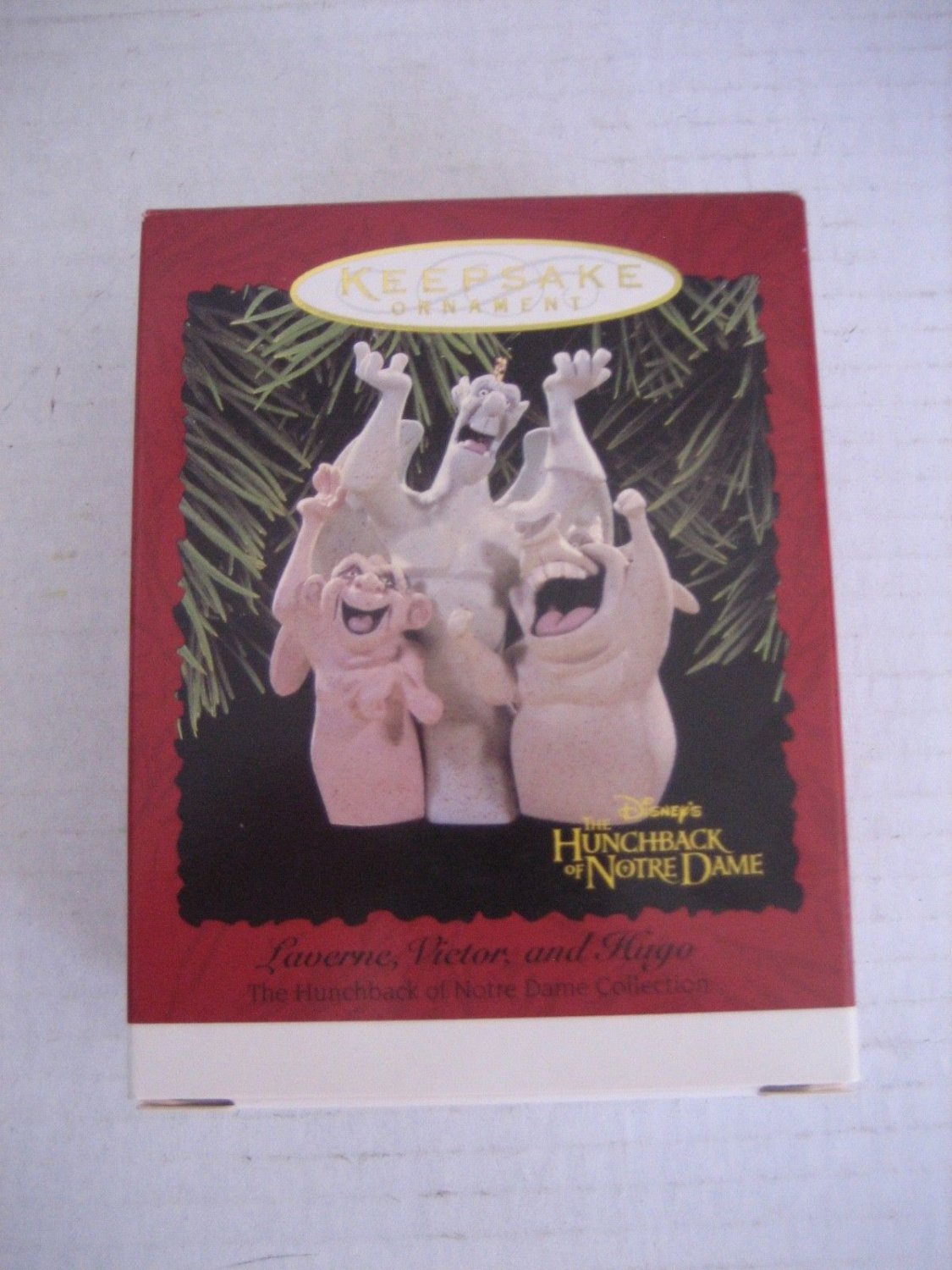 Hallmark Keepsake Disney Hunchback of Notre Dame La Verne Victor Hugo ...