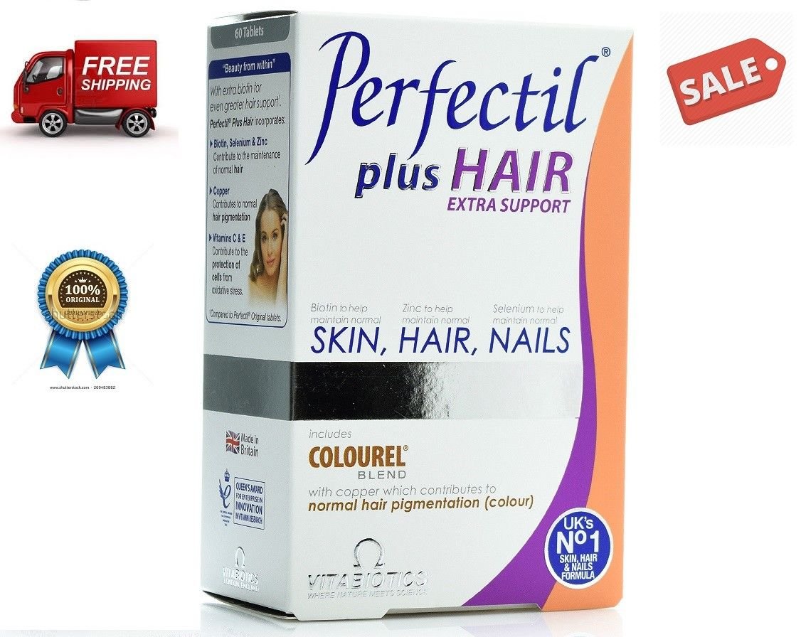 Vitabiotics PERFECTIL Plus Hair 60 caps, SKIN HAIR NAILS CAPSULES