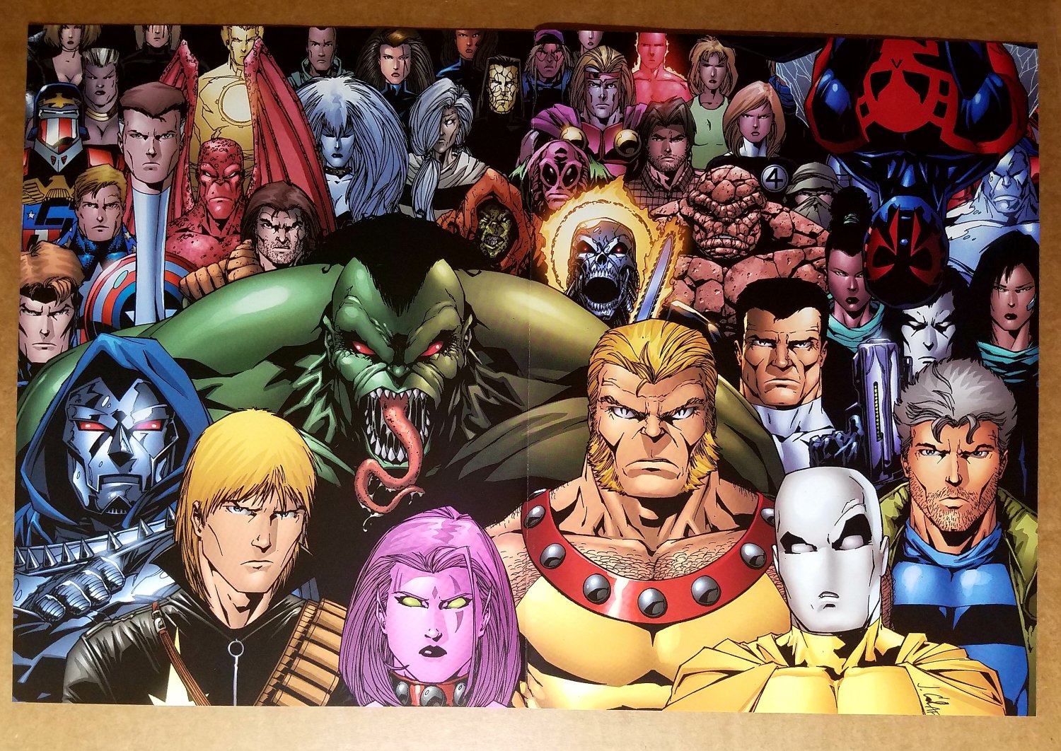 X-Men Spider-Man Exiles 2099 Marvel Universe Poster by James Calafiore