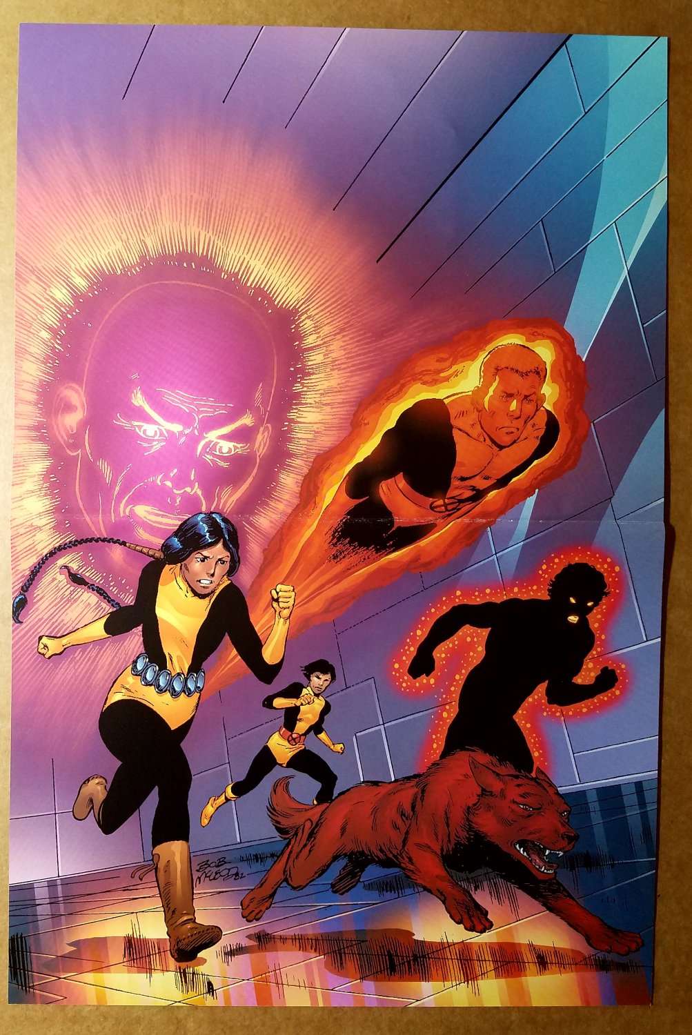 New Mutants Marvel Comics Poster by Bob McLeod