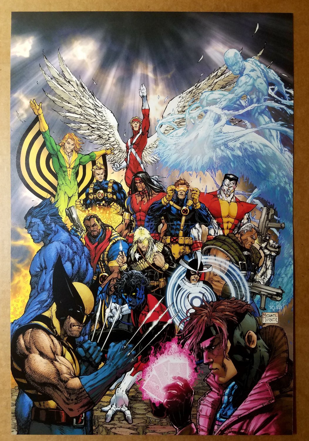 X-Men Gambit Wolverine Beast Colossus Marvel Comics Poster by Michael ...