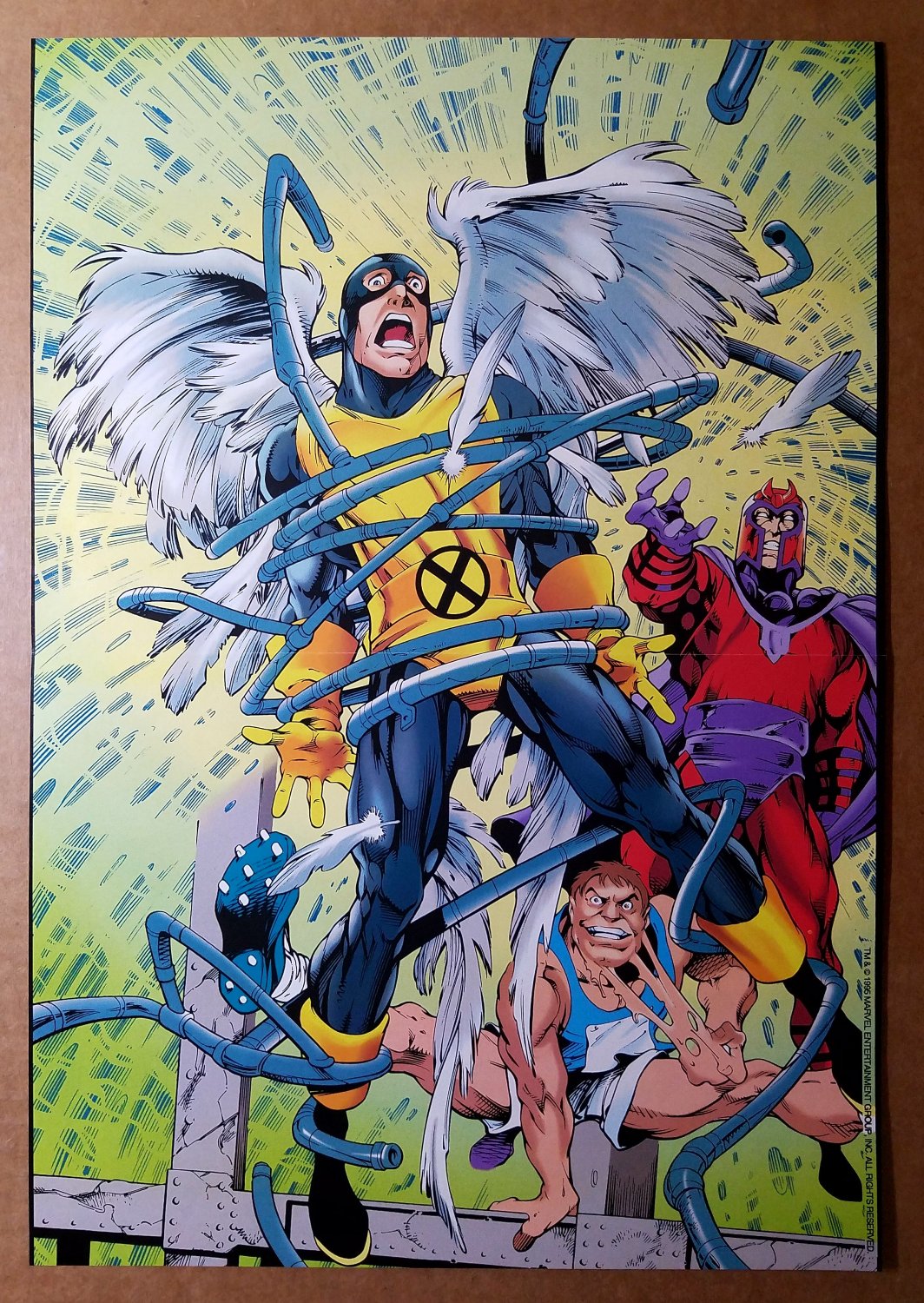 Angel X-Men Magneto Marvel Comics Poster by Carlos Pacheco