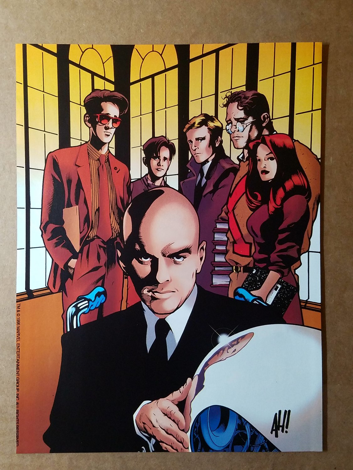 Prof X X-Men Marvel Comics Mini Poster by Adam Hughes