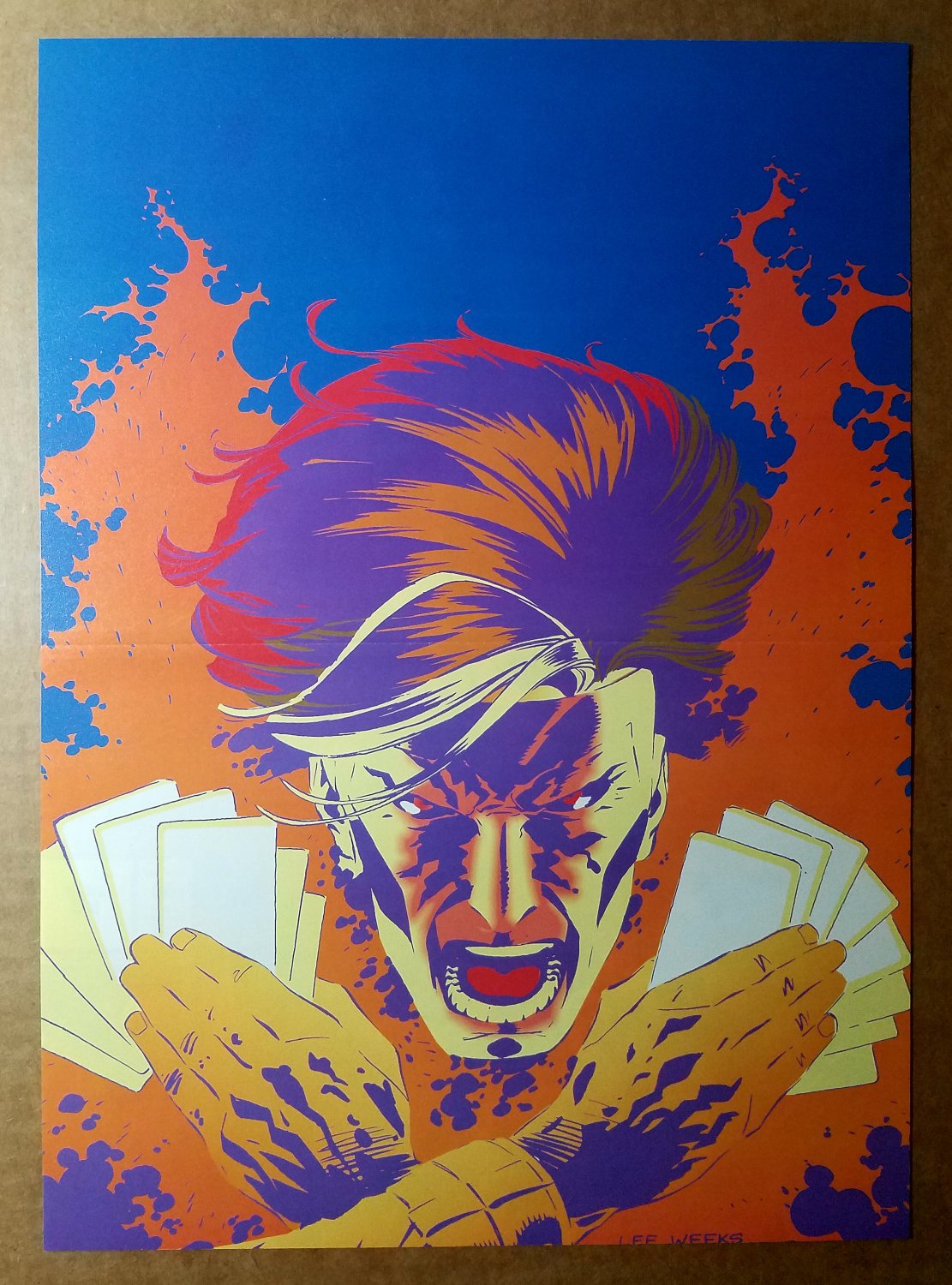Gambit 1 X-Men Remy LeBeau Rogue Marvel Comics Poster by Lee Weeks