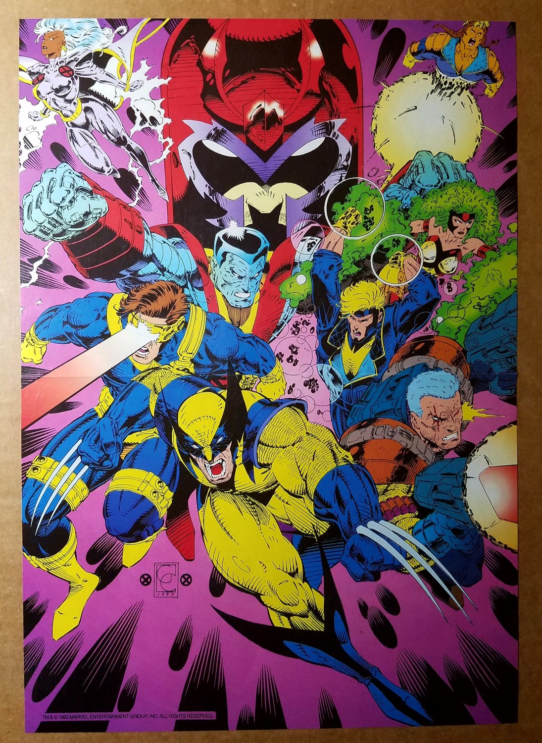 X-Men Magneto Wolverine Cable Colossus Storm Marvel Poster by Greg Capullo