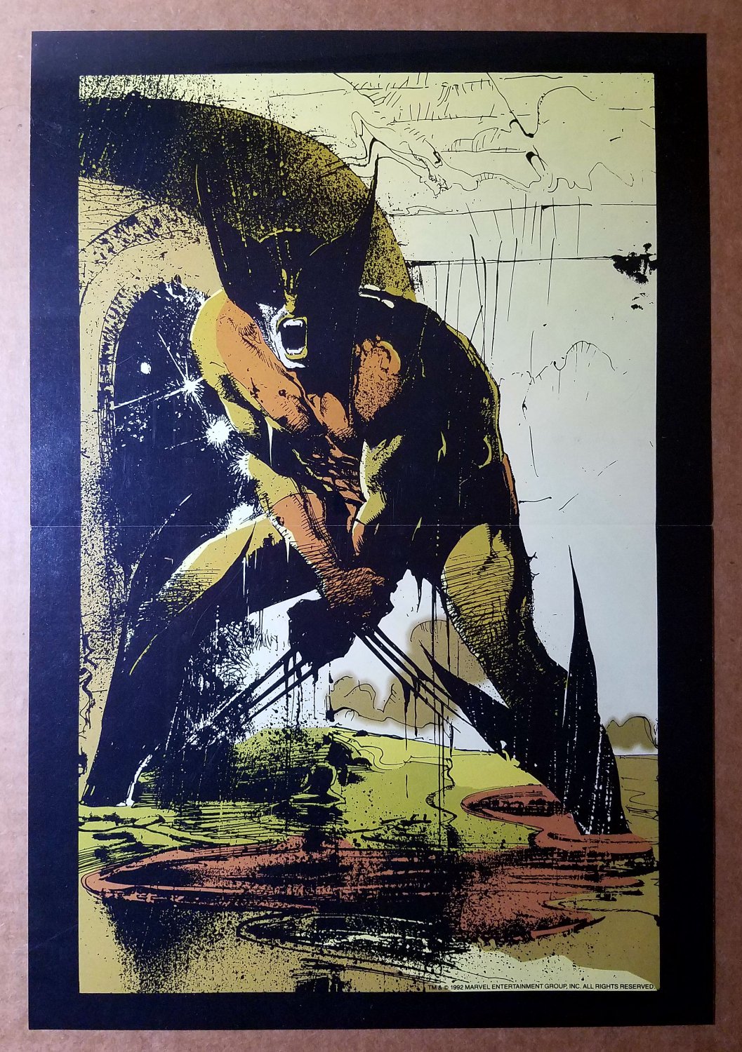 Wolverine Logan X-Men Marvel Comics Poster by Bill Sienkiewicz