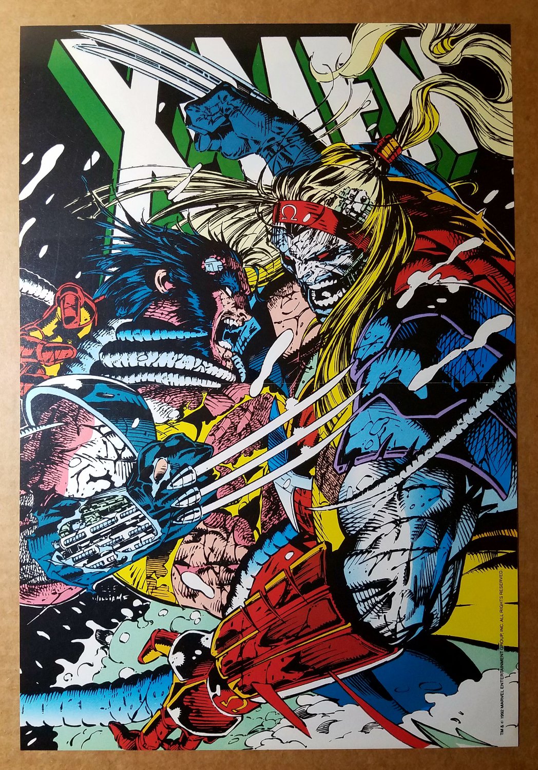 X-Men 5 Wolverine Logan Weapon X Omega Red Marvel Comics Poster by Jim Lee