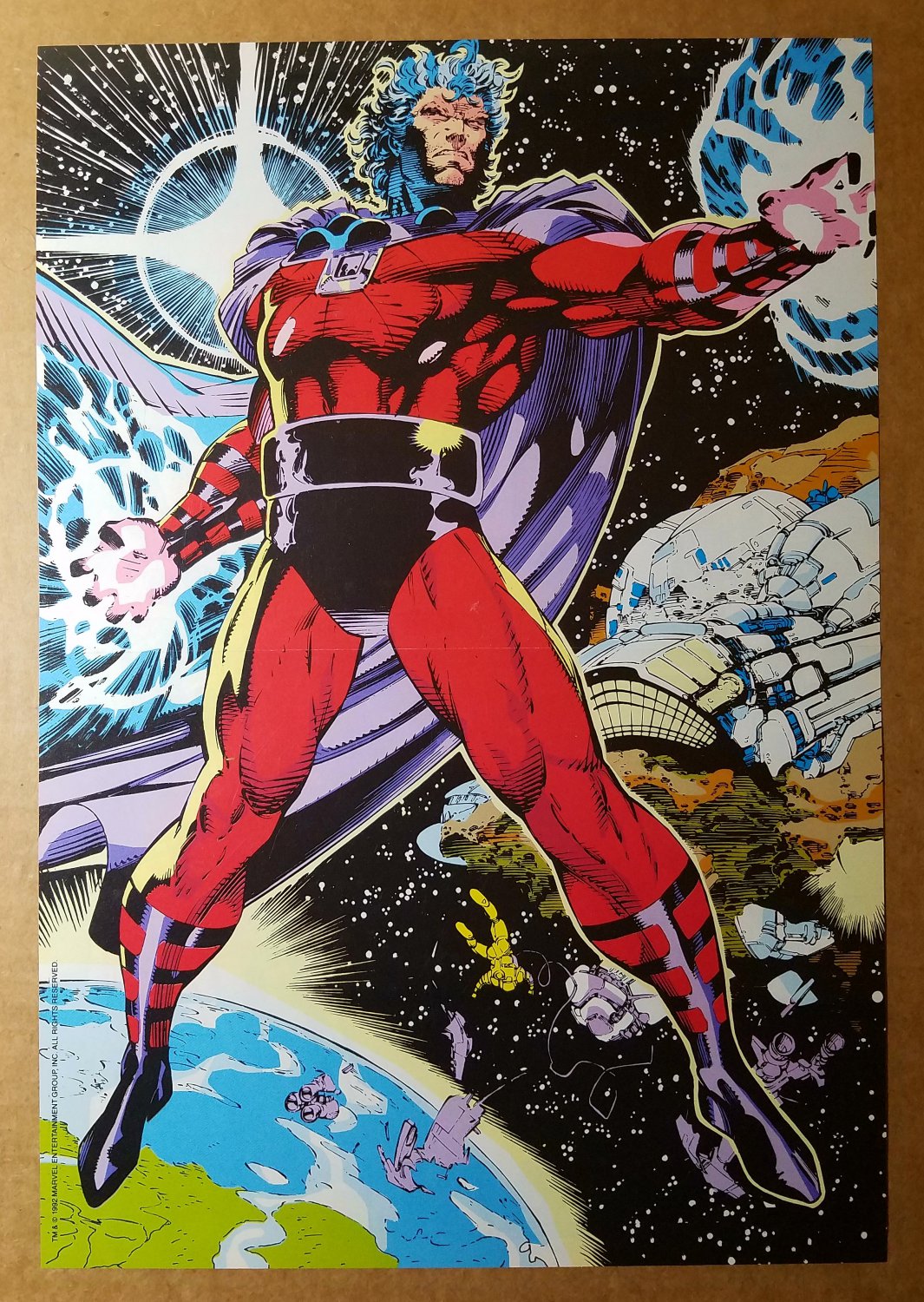 Magneto Erik Hansen Earth Space Mutant Genesis Marvel Comics Poster by ...