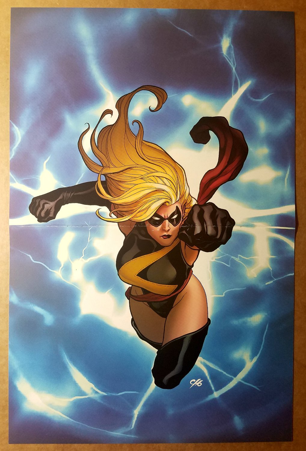 Ms Marvel Avengers Marvel Comics Poster by Frank Cho