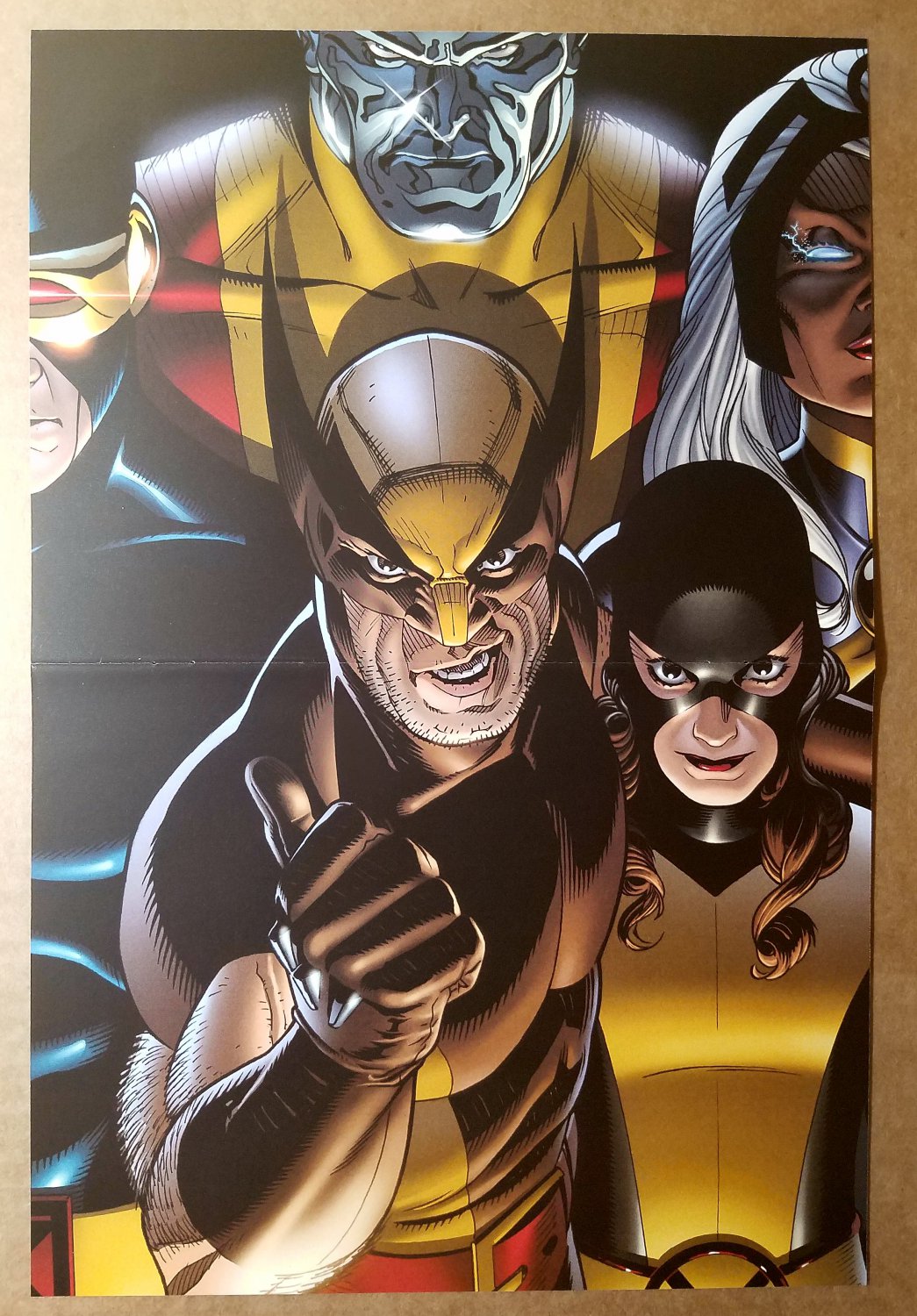 Wolverine Kitty Pryde Colossus Storm Marvel Comics Poster by David Williams