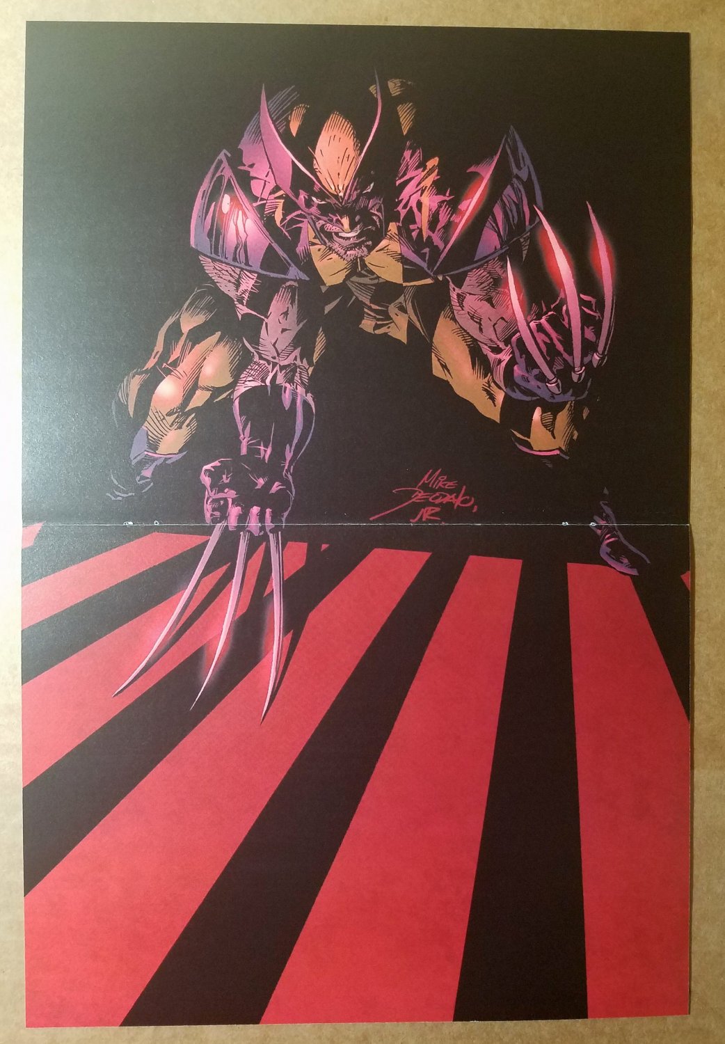 Wolverine Roar Marvel Comics Poster by Mike Deodato