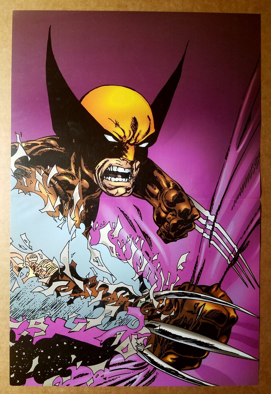 Wolverine Slashes Marvel Comics Presents Poster by John Byrne