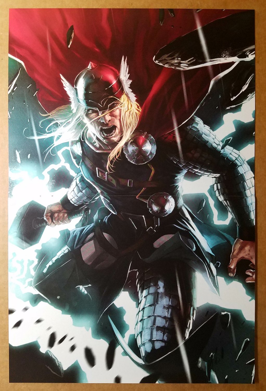 Thor Avengers Son of Asgard Marvel Comics Poster by Marko Djurdjevic