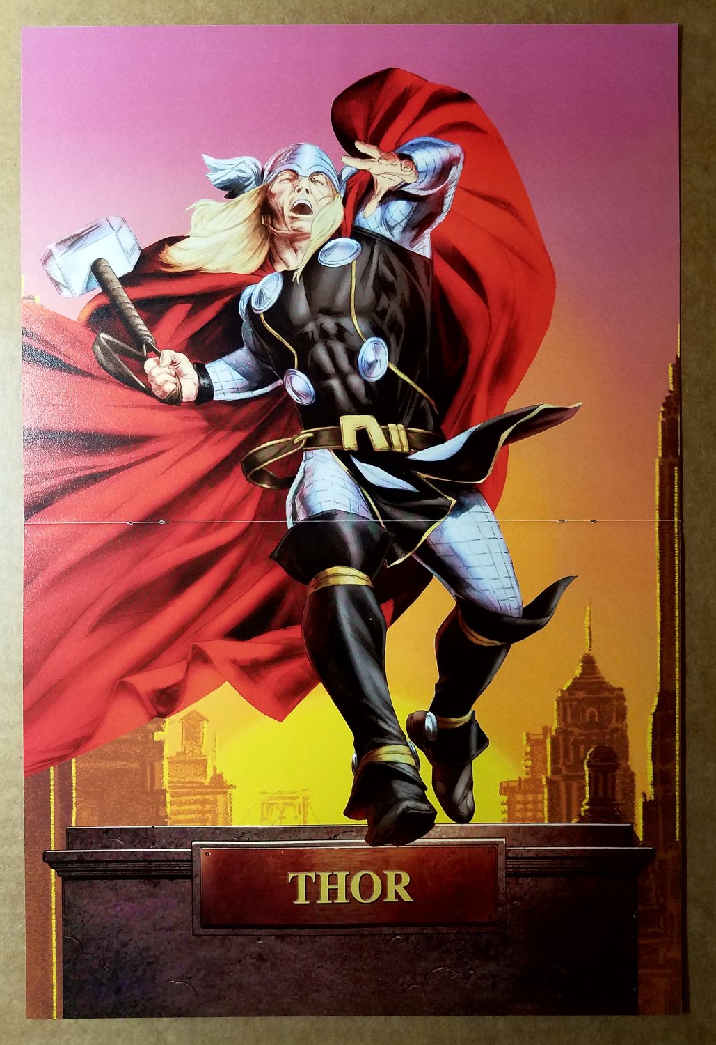 Avengers Thor Marvel Comic Poster by Doug Braithwaite