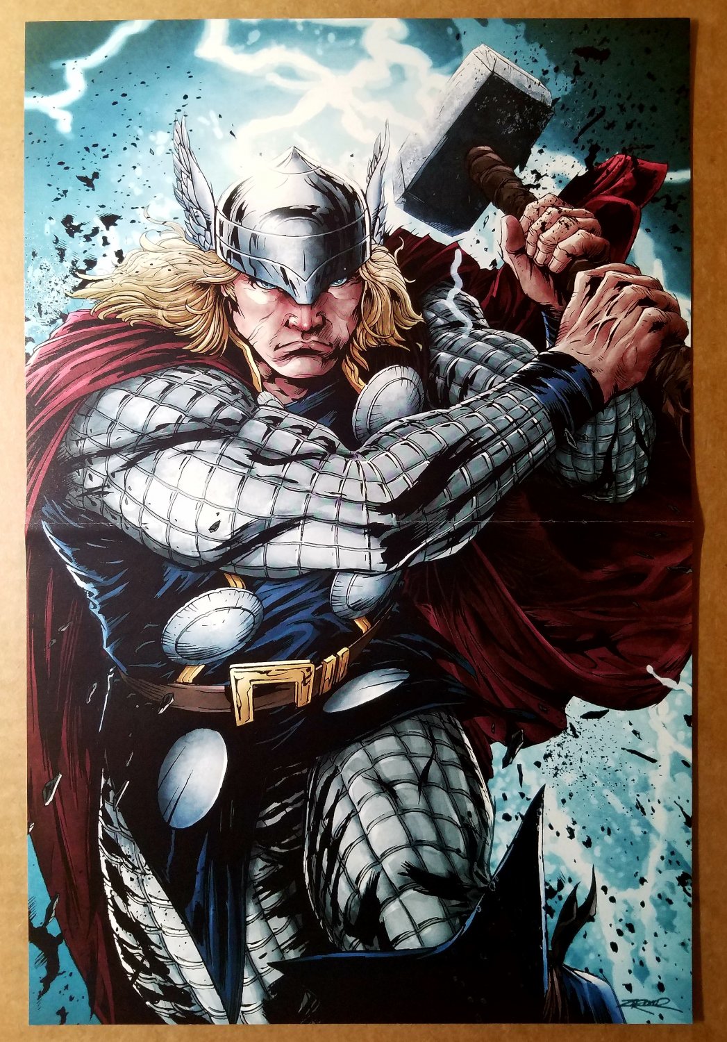 Thor Avengers Marvel Comics Poster by Patrick Zircher