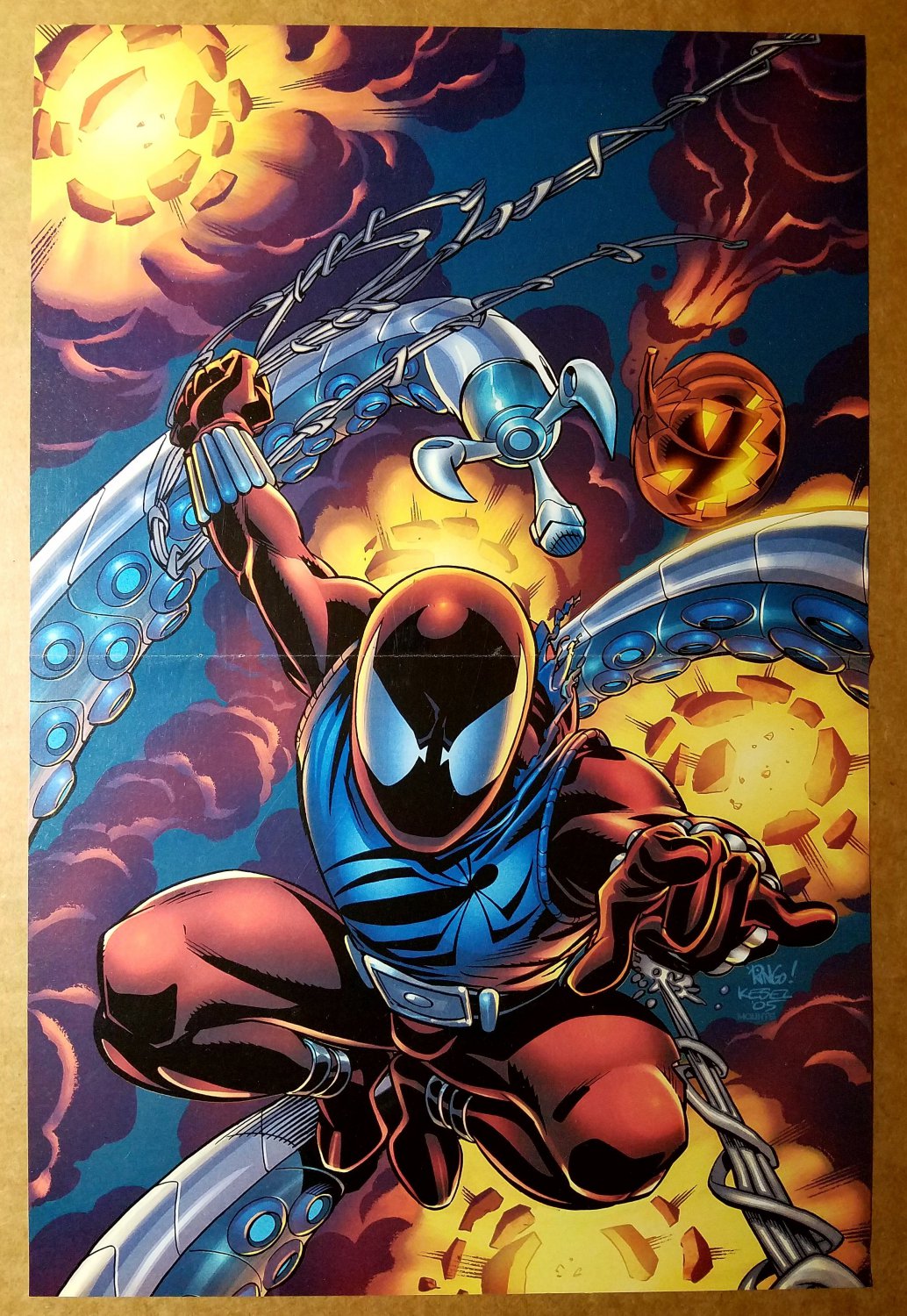 Spider-Man Scarlet Clone Marvel Comics Poster by Mike Wieringo