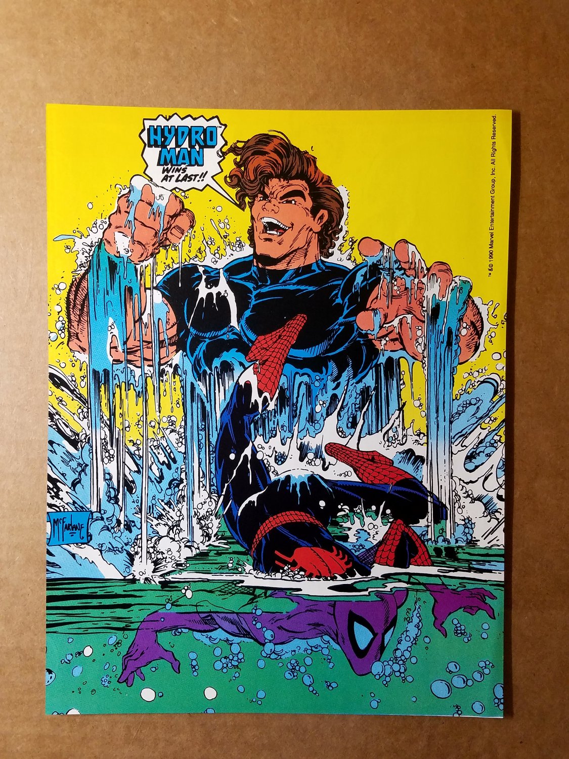 Hydro Man Spider-Man Marvel Comics Mini Poster by Todd McFarlane