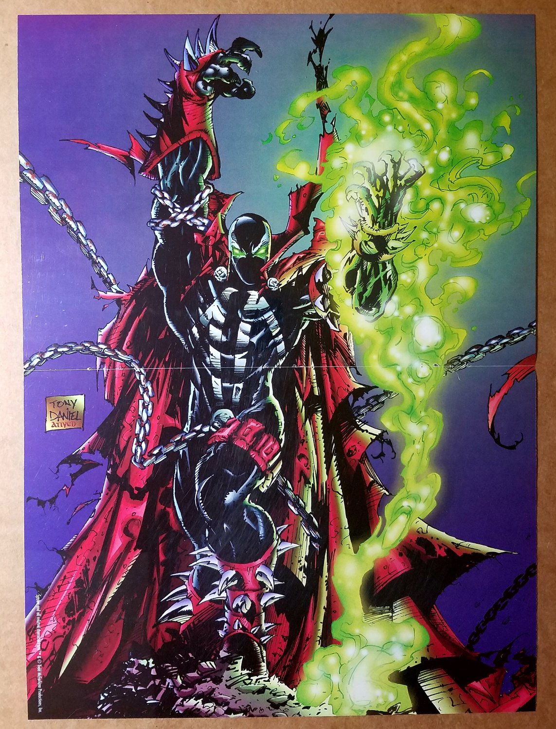 Spawn Image Comics Poster by Tony Daniel