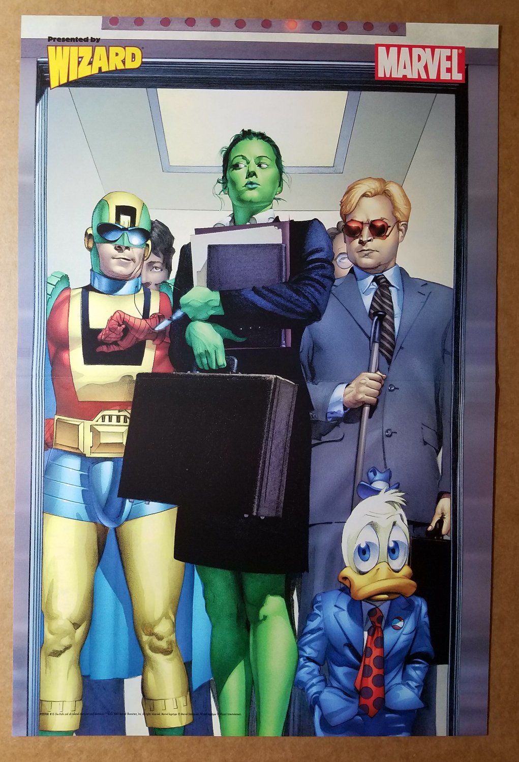 She-Hulk Howard the Duck Marvel Comics Poster by Mike Mayhew