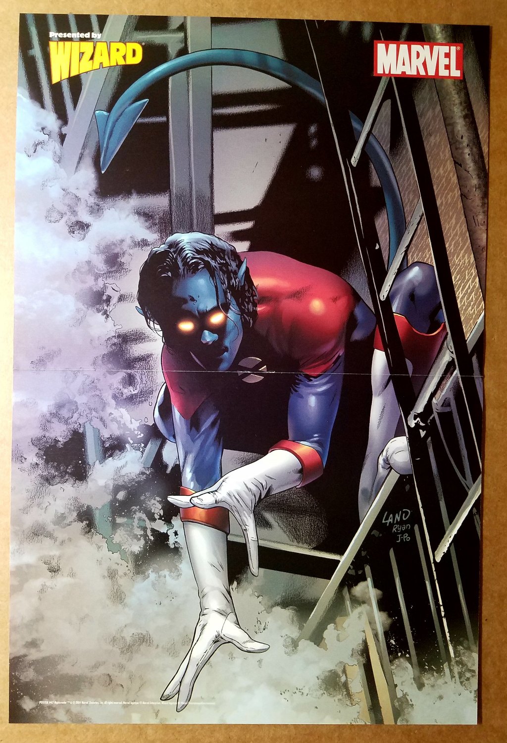 Nightcrawler Marvel Comics Poster by Greg Land