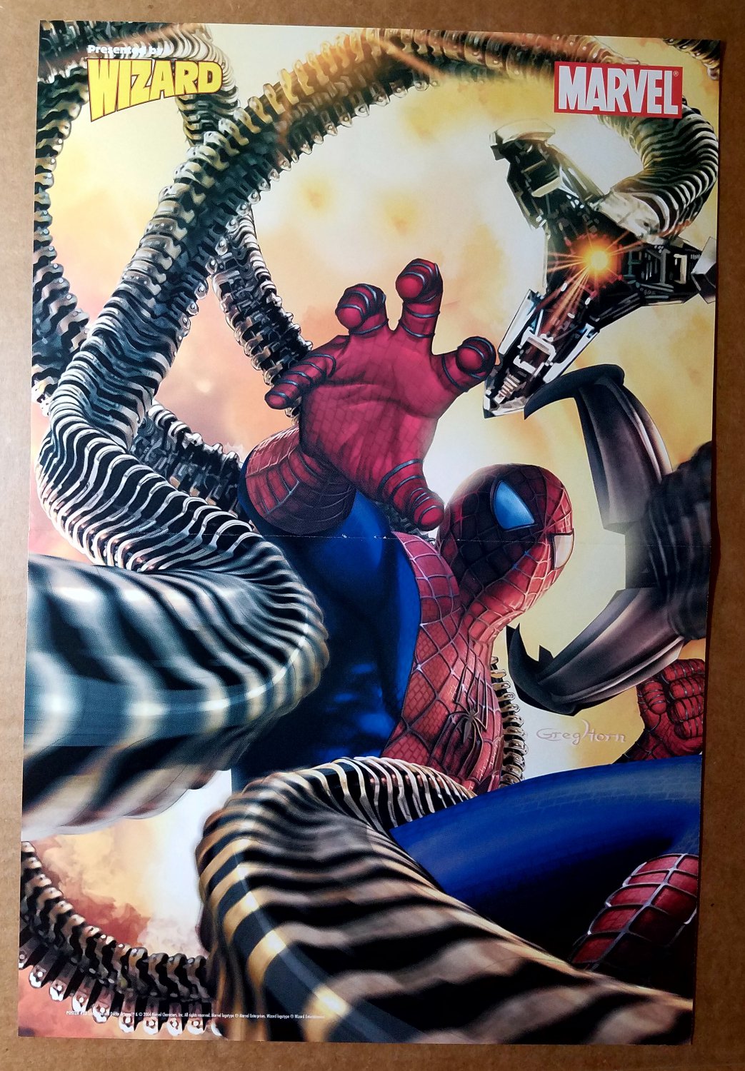 Spider-Man Vs Doctor Octopus Marvel Comics Poster by Greg Horn