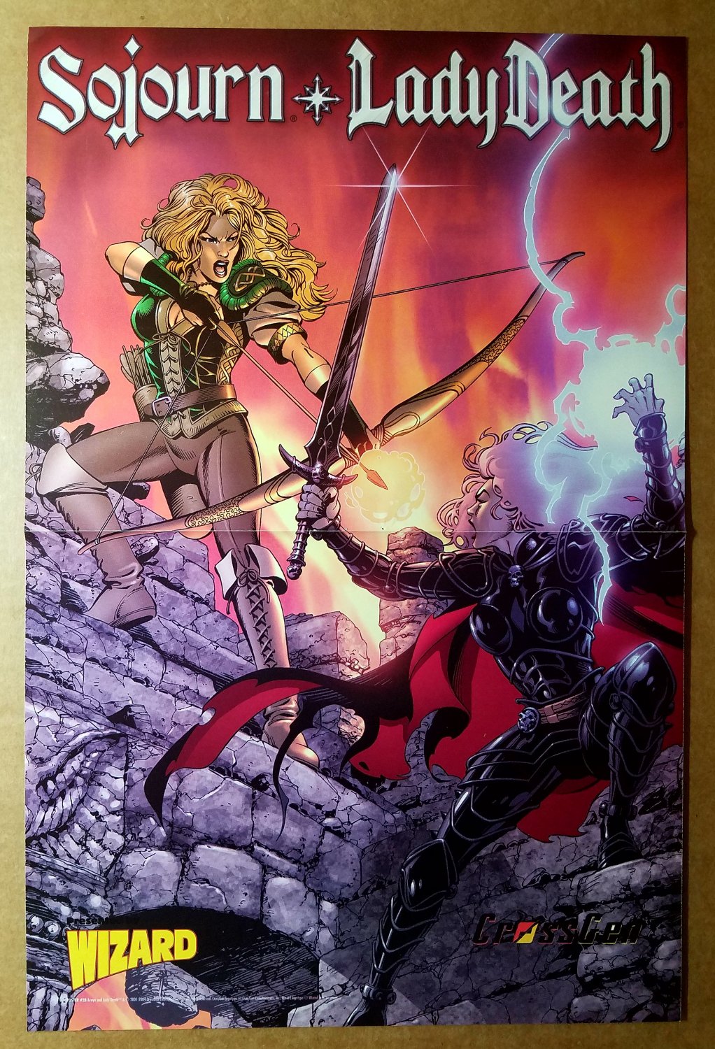 Arwyn Lady Death CrossGen Chaos Comics Poster by George Perez