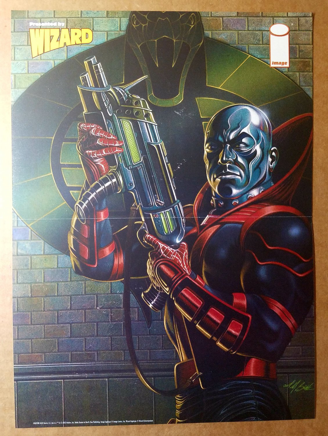 G I Joe Destro Image Comics Poster by David M Beck