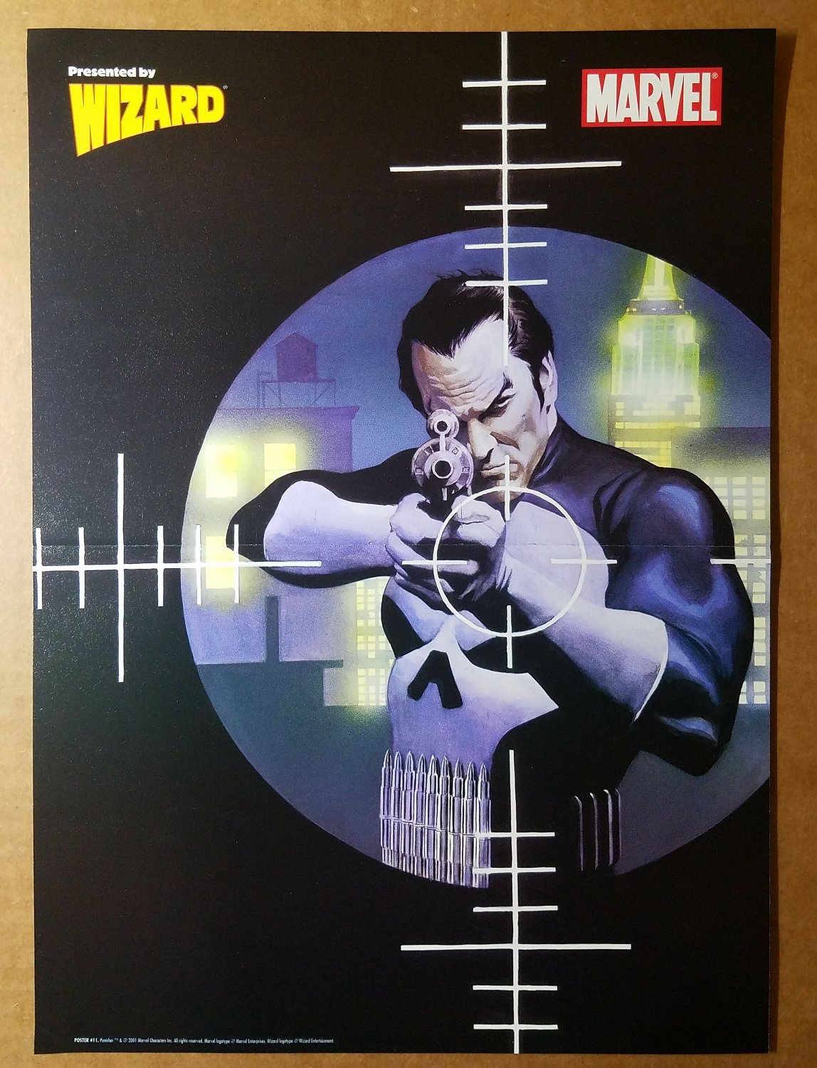 The Punisher Bullseye Marvel Comics Poster by Alex Ross