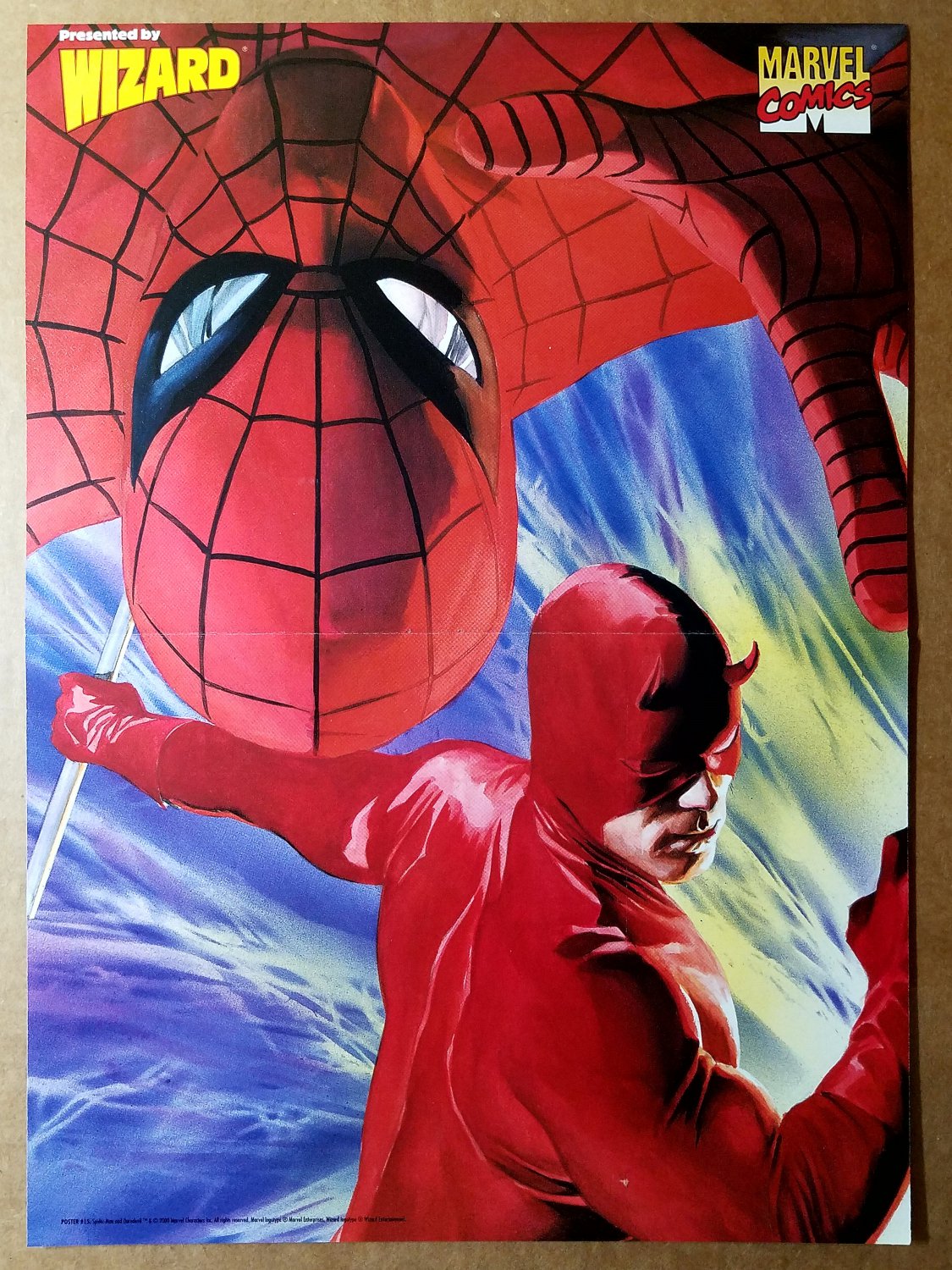 Spider-Man Daredevil Marvel Comics Poster by Alex Ross