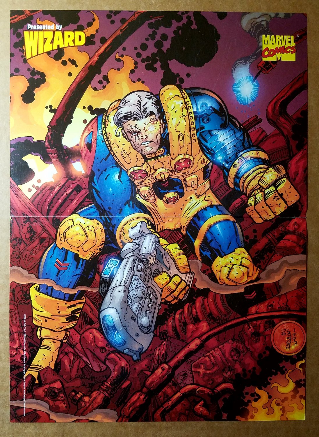 Cable Marvel Comics Poster by Jose Landron