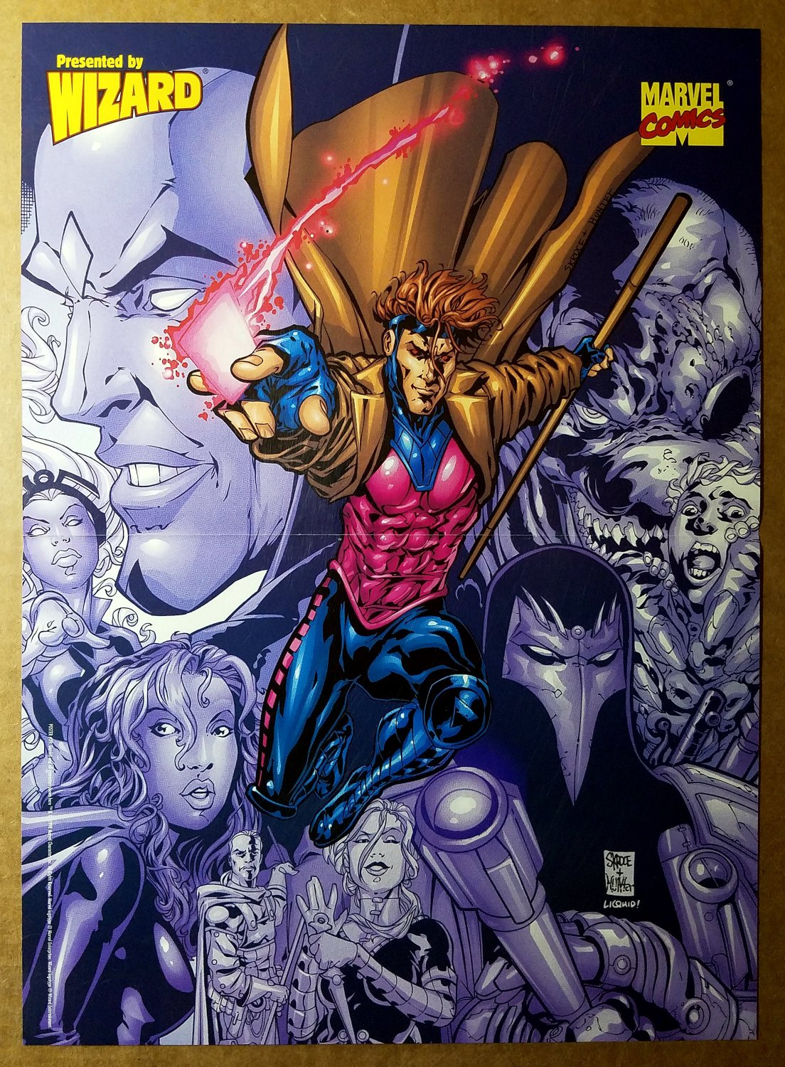 X-Men Gambit Storm Mr Sinister Marvel Comics Poster by Steve Skroce