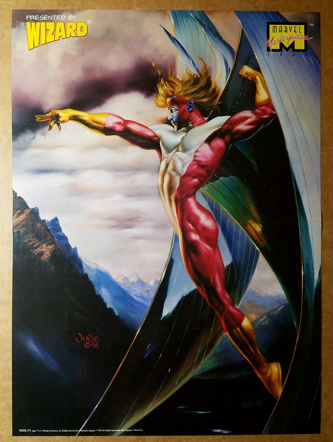 Archangel Warren Worthington Marvel Masterpieces Comics Poster by Julie ...