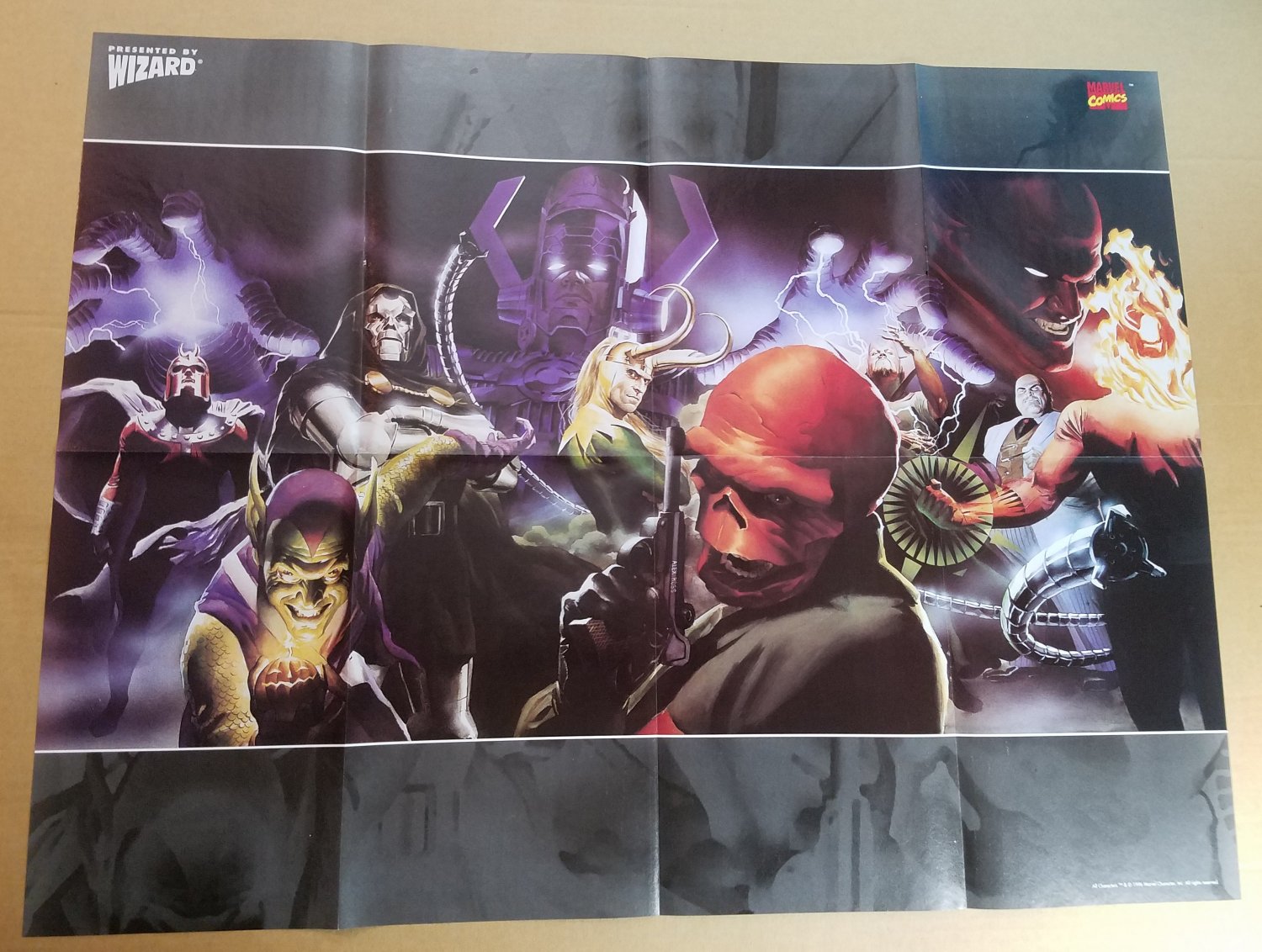 Villains Loki Dr Doom Magneto Galactus Red Skull Green Goblin by Alex Ross