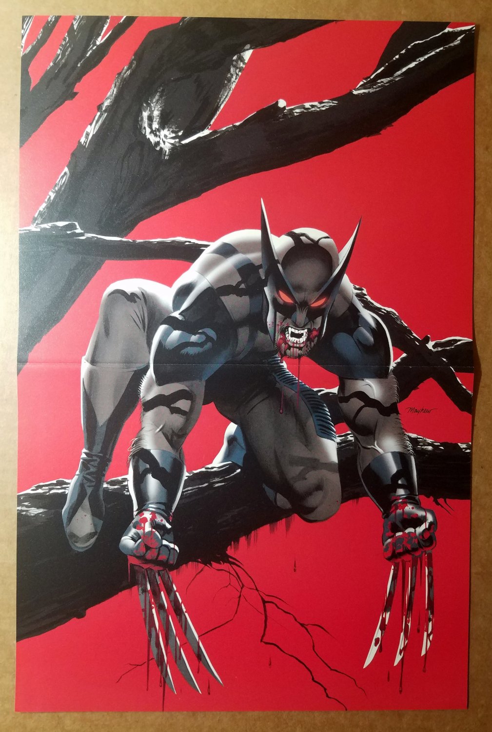 X-Men Wolverine 2 Vampire Variant Marvel Comics Poster by Mike Mayhew