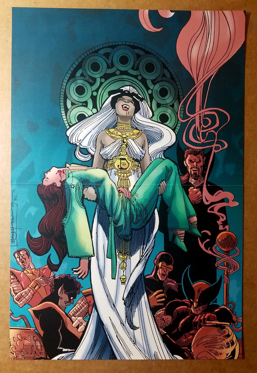 Vampire Storm Jean Grey 3 Marvel Comics Poster by Bill Sienkiewicz