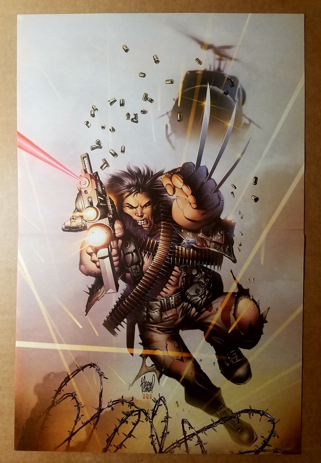 Ultimate Weapon X Wolverine Sins of the Past Marvel Poster by Adam Kubert