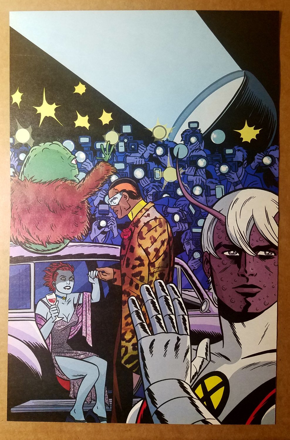 X-Force Anarchist Doop Orphan Phat Spike Marvel Comic Poster by Mike Allred