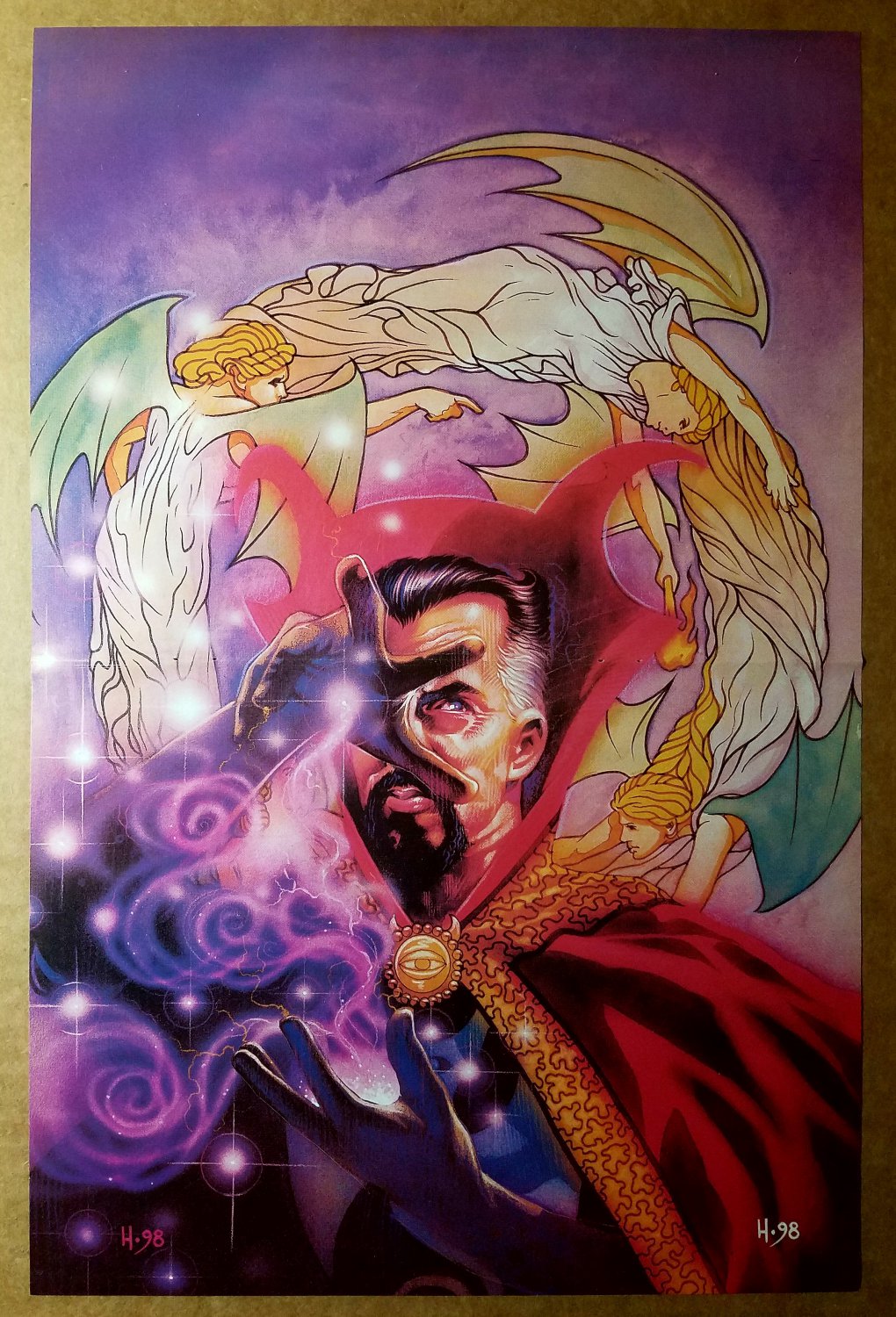 Avengers Dr Strange The Flight of Bones Marvel Comics Poster by Tony Harris