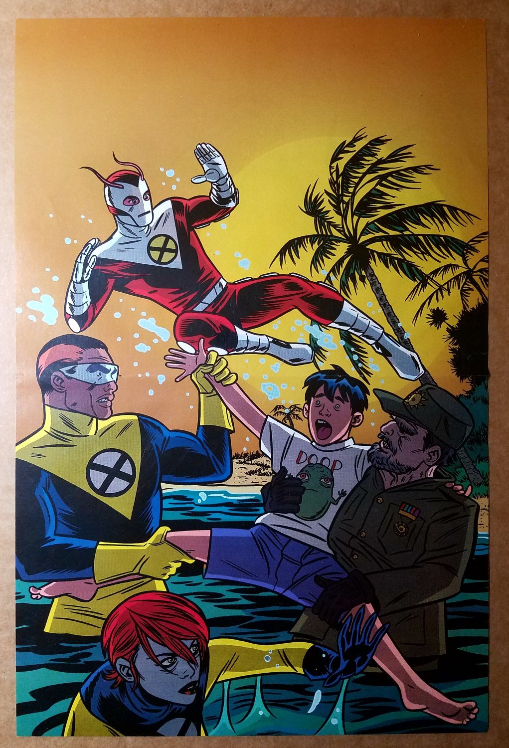 X-Statix X-Force by Mike Allred Marvel Comics Poster
