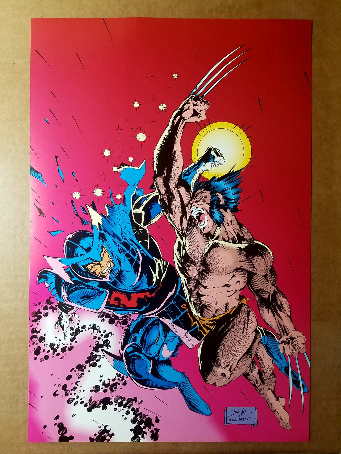 X-Men Wolverine Marvel Comics Poster by Jim Lee