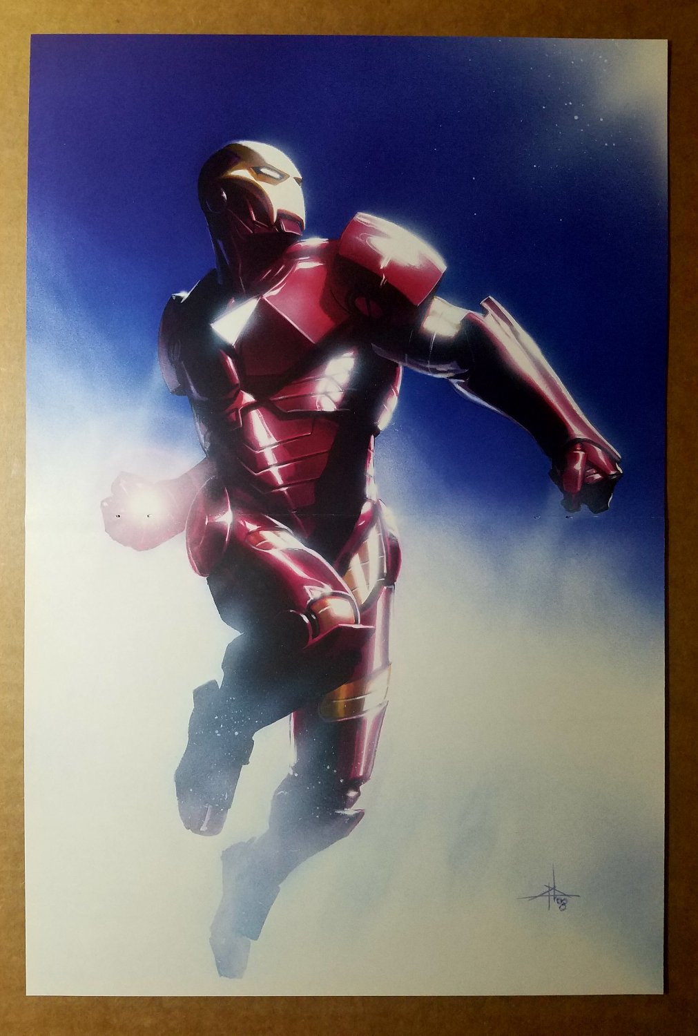 Invincible Iron Man Marvel Comics Poster by Gabriele Dell'Otto