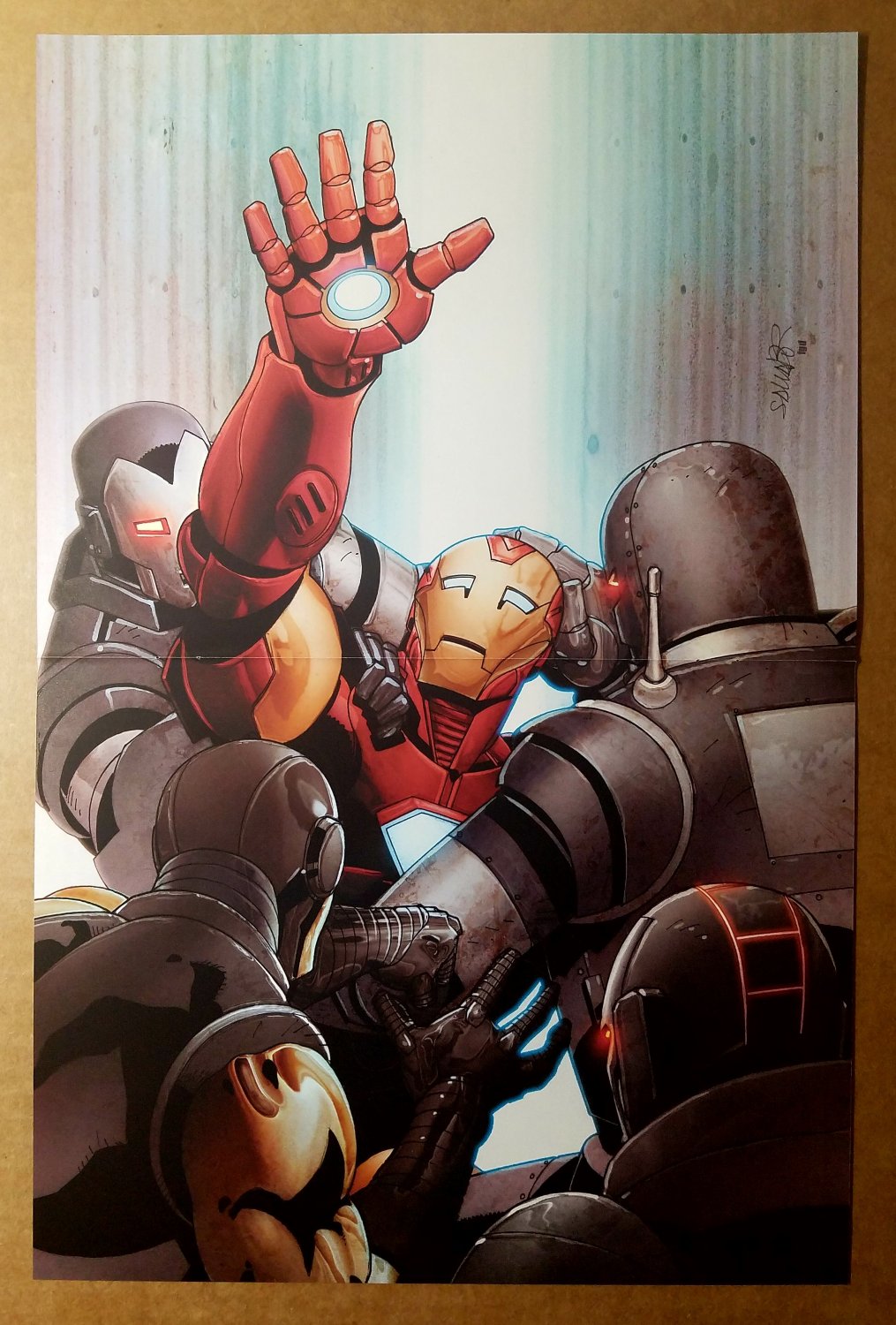 Iron Man Legacy Marvel Comics Poster by Salvador Larroca