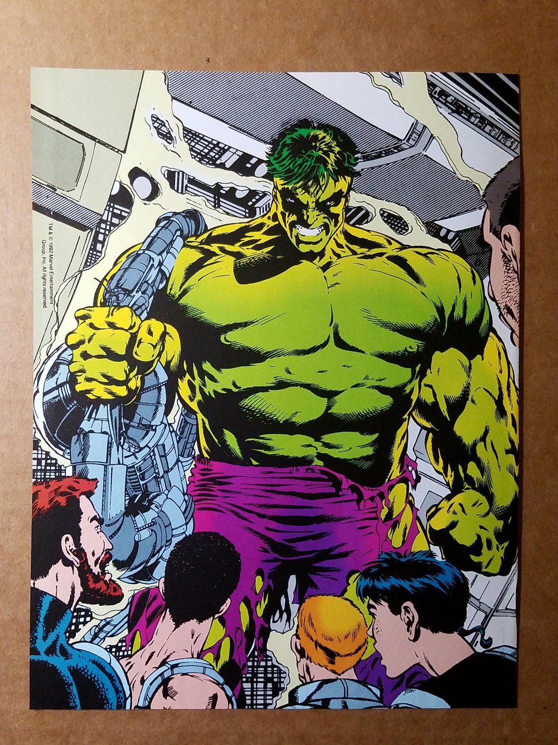 Incredible Hulk Large and in Charge Marvel Comics Mini Poster by Dale Keown