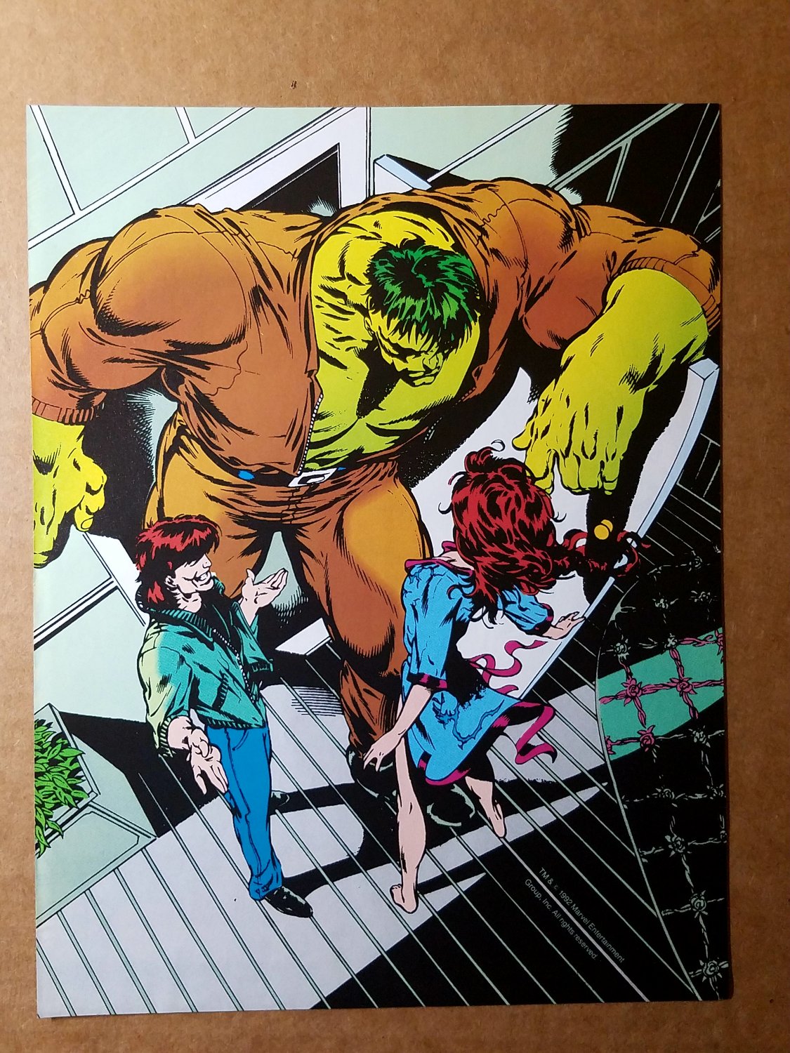 Incredible Hulk Redhead lady Marvel Comics Mini Poster by Dale Keown